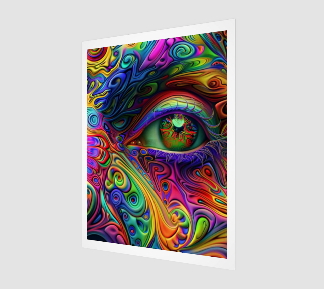 PSY EYE PRINT | ACIDMATH AI – ACIDMATH STORE