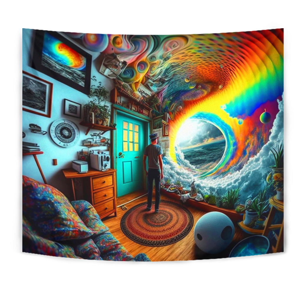 INSIDE OUTSIDE TAPESTRY | ACIDMATH AI – ACIDMATH STORE