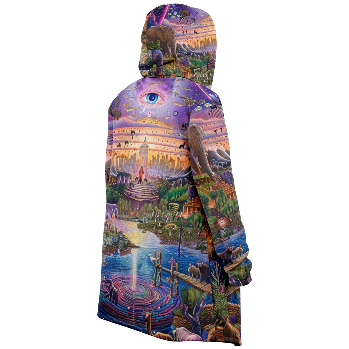 aya vision Microfleece Cloak - Acidmath AI – ACIDMATH STORE