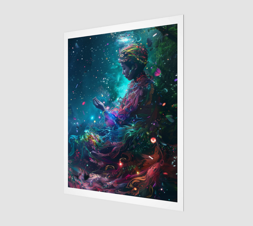 SOLITUDE PRINT | ACIDMATH AI – ACIDMATH COLLECTIVE