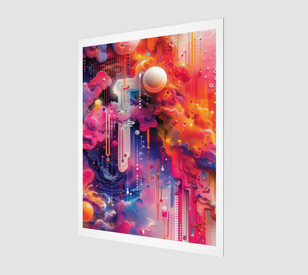 ABSTRACT TRIP PRINT | ACIDMATH AI – ACIDMATH COLLECTIVE