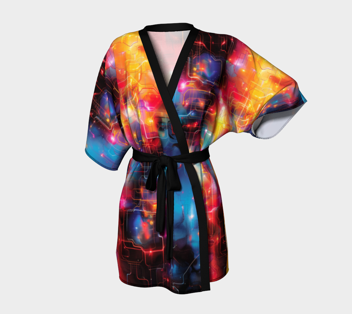 COSMO GRID KIMONO | ACIDMATH AI – ACIDMATH STORE