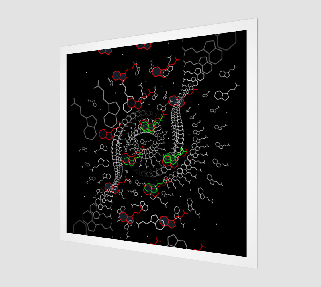 Vortex Art Print 20x24 | TAS Visuals – ACIDMATH STORE