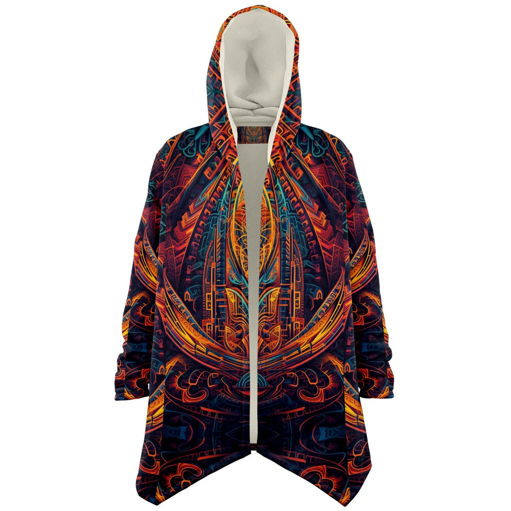 COLLIDER PSYCHEDELIC Microfleece Cloak – ACIDMATH COLLECTIVE