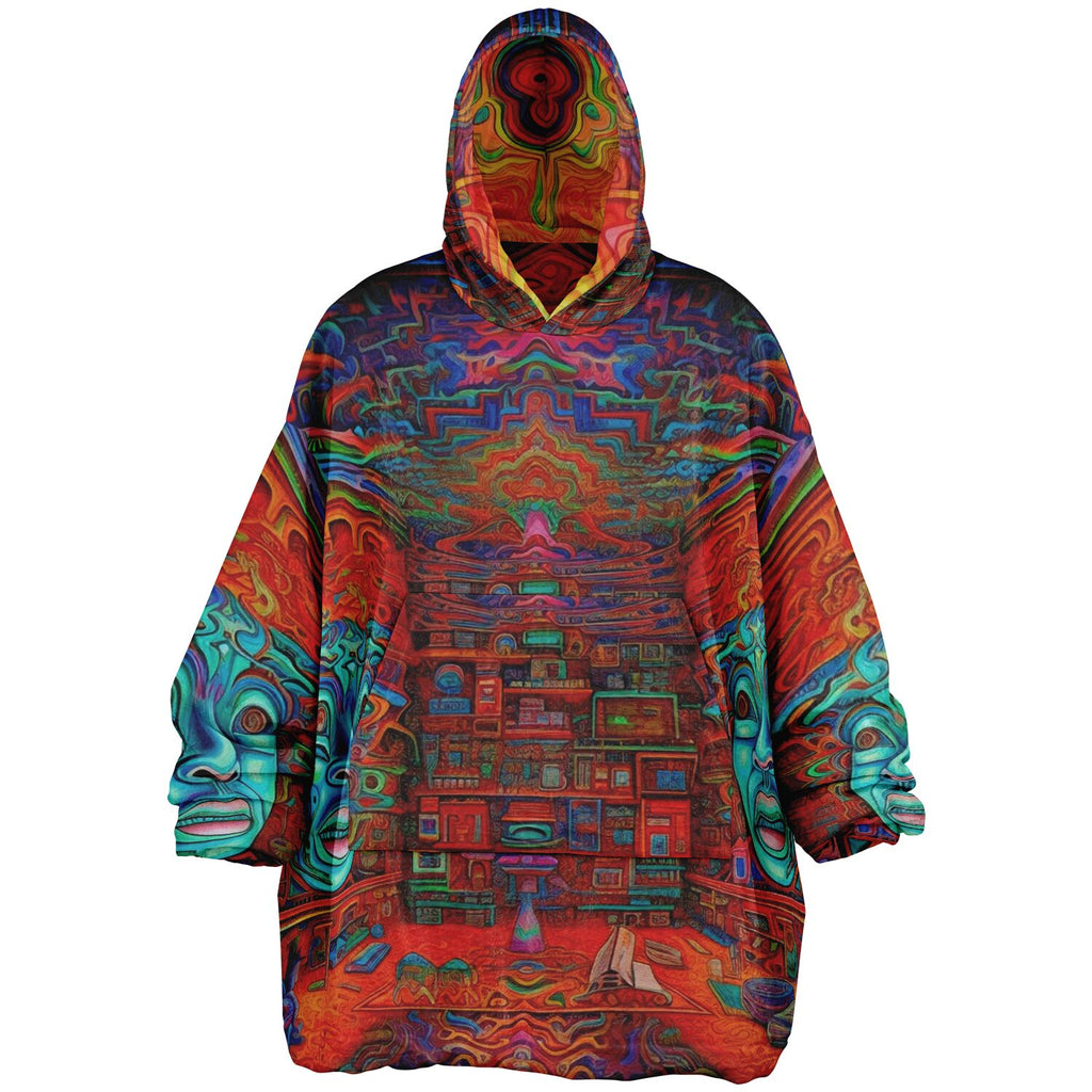 TRIPPY TIMES Reversible Snug Hoodie - LACHLAN WARDLAW X ACIDMATH AI ...