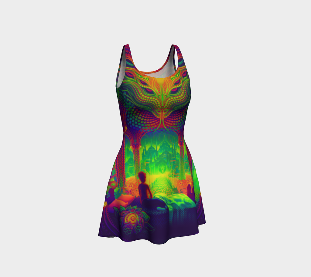 KARGYRAA | FLARE DRESS | SALVIADROID – ACIDMATH COLLECTIVE