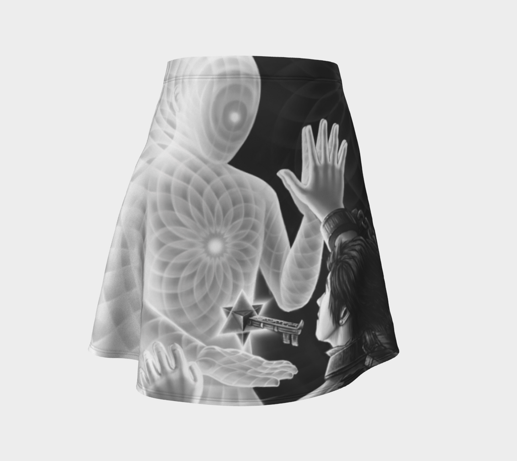 HELPING SPIRIT | FLARE SKIRT | SALVIADROID – ACIDMATH COLLECTIVE