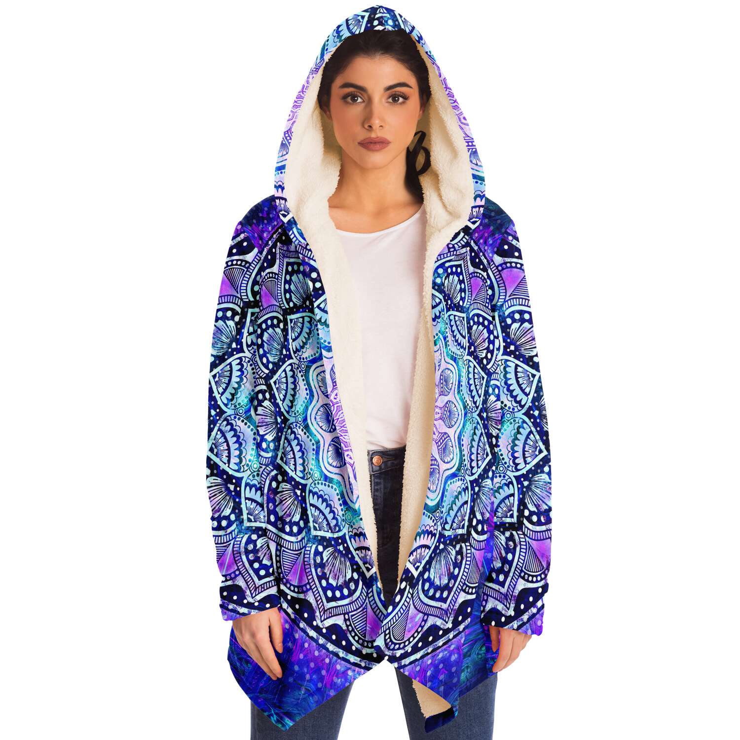 Mandala Microfleece Cloak | Cameron Gray – ACIDMATH STORE