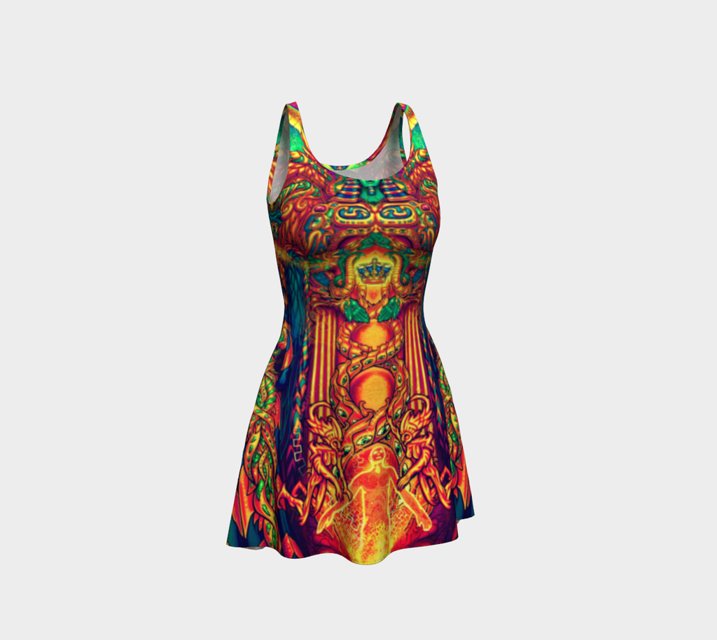 DMT KING | FLARE DRESS | SALVIADROID – ACIDMATH COLLECTIVE