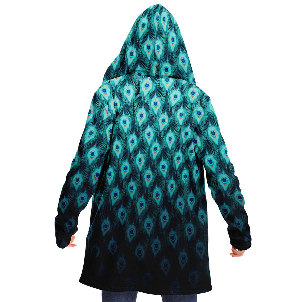 Trippy Peacock Feathers | Cloak | Mandalazed – ACIDMATH COLLECTIVE