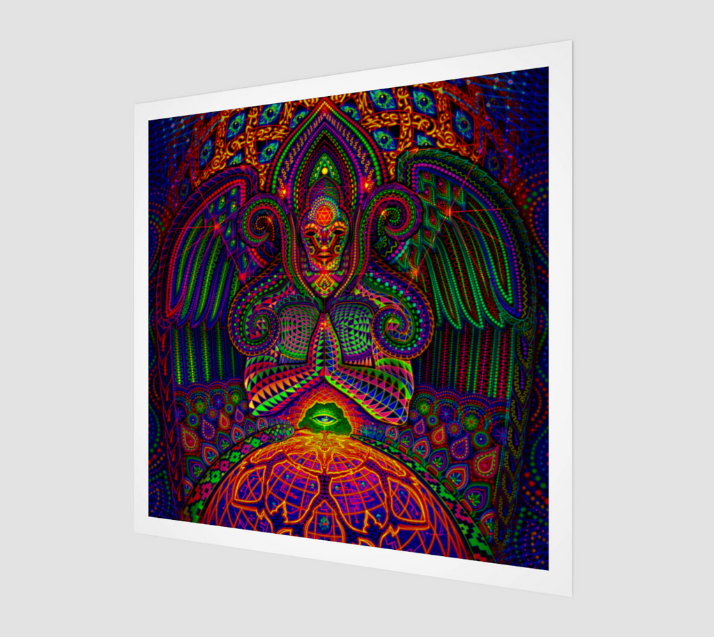 GOD SOURCE ART PRINT | SALVIA DROID – ACIDMATH COLLECTIVE