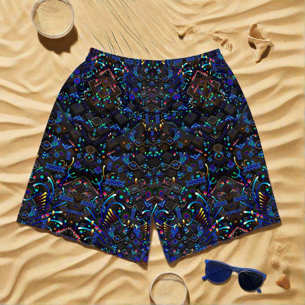 Steps | Men's Athletic Long Shorts | TAS Visuals – ACIDMATH COLLECTIVE